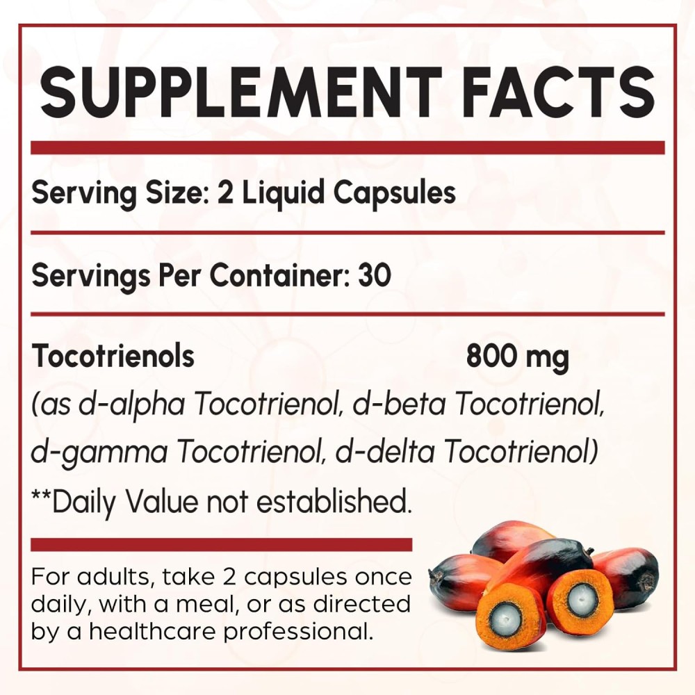 Buy Kroppssund Tocotrienol Supplement Full Spectrum, Tocotrienol ...