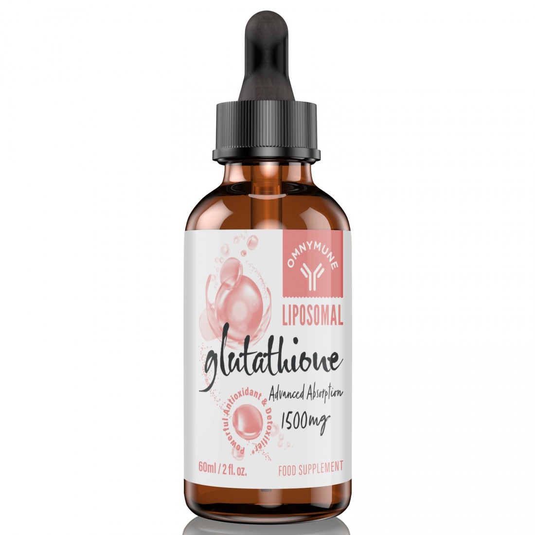 Buy Omnymune Liposomal Glutathione Drops, NAC N Acetyl Cysteine ...
