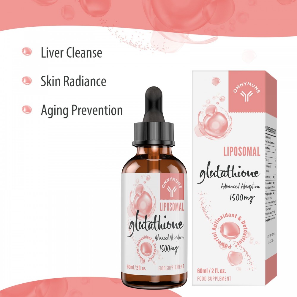 Buy Omnymune Liposomal Glutathione Drops, NAC N Acetyl Cysteine ...