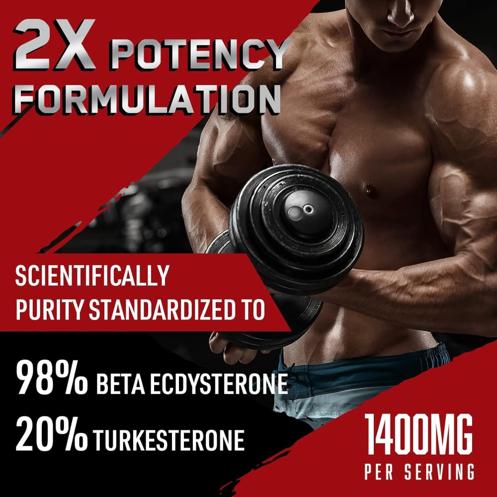 Comprare Orisilico Beta Ecdysterone e Turkesterone Integratori, 1400mg ...