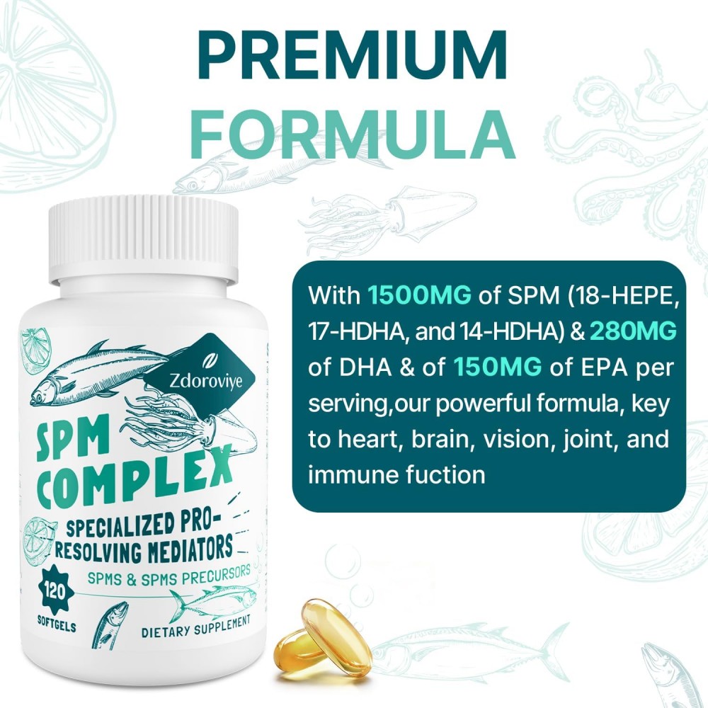 Buy Zdoroviye SPM Supplement-Combining Specialized Pro-Resolving ...